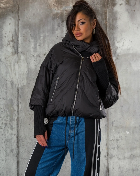 Яке с естествен пух Rubi, Черен Цвят | ExclusiveJeans.bg